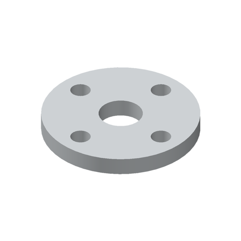 Flansch, Aluminium nach EN 485, EN AW 1050A, glatt, PN10, ISO, i.A. DIN ...